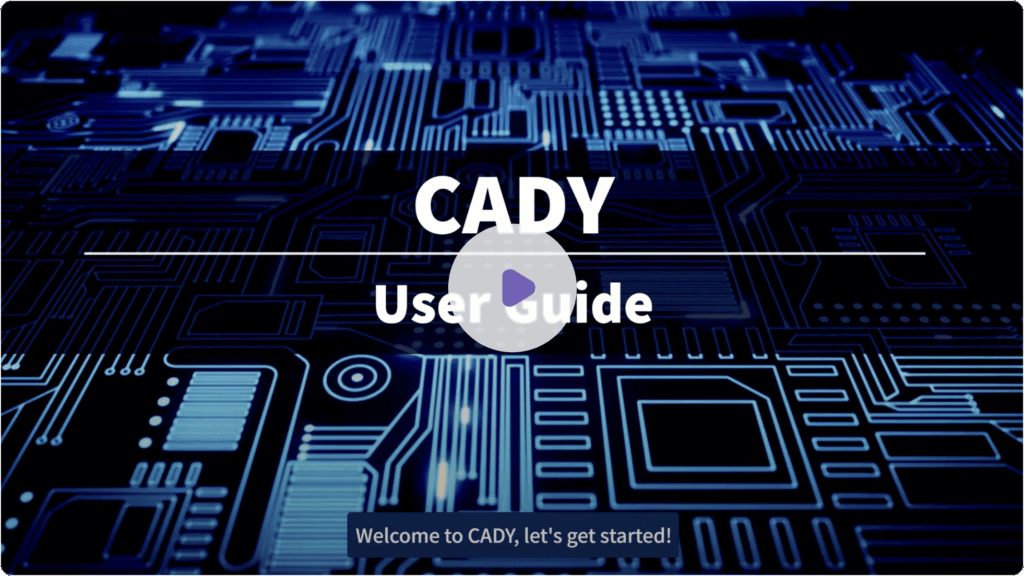 How to use CADY - CADY